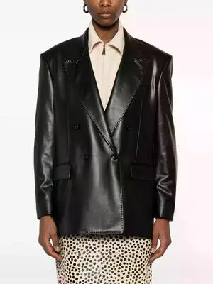 ERALDO Double-breasted Blazer - Black