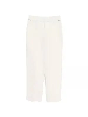 Peserico Tailored Trousers With Concealed Fastening