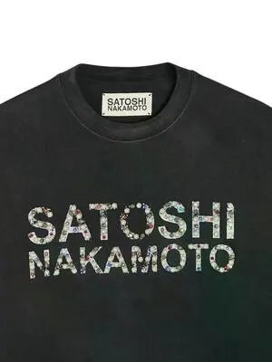 SATOSHI NAKAMOTO Logo T-shirt