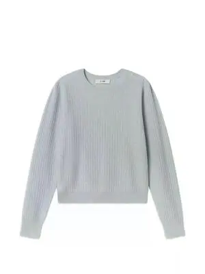 FRAME Long-sleeve Pointelle Knit Sweater