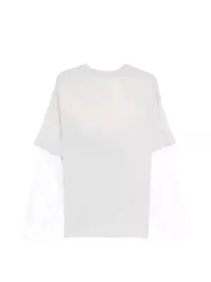 Acne Studios Layered Logo T-shirt - Grey