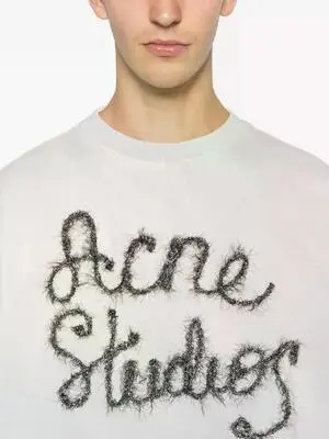 Acne Studios Layered Logo T-shirt - Grey