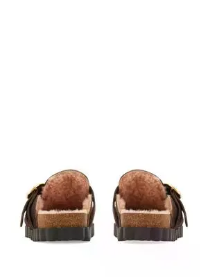 FERRAGAMO Gancini Buckle Clogs