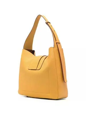 Hogan Leather Tote Bag With Ring Detail