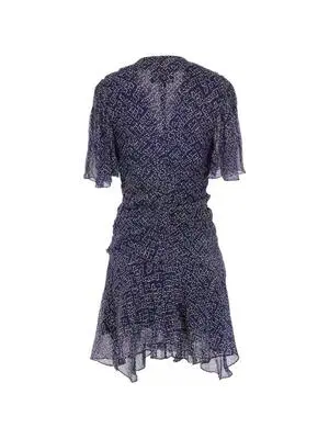 MARANT ETOILE Printed Ruffle Dress
