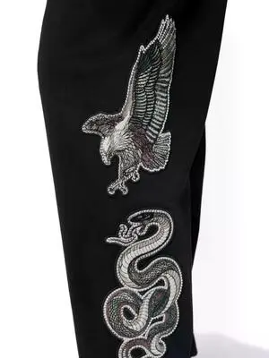 Philipp Plein Embroidery-patches Track Pants
