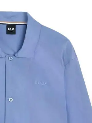 BOSS Button Long-sleeved Pyjama Set