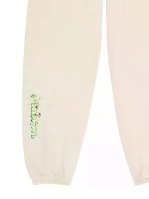 MALBON Logo-embroidery Track Pants - Neutrals