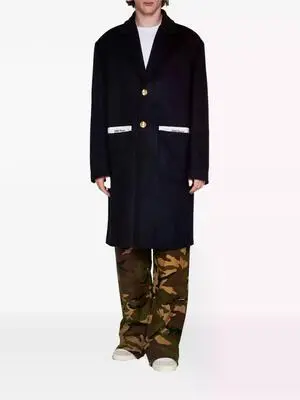 Palm Angels Sartorial Tape Single-breasted Coat