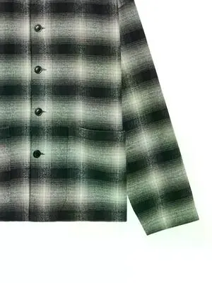You Must Create Check Button Shirt - Black