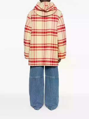 Marni Hooded Check Coat