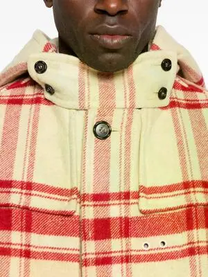 Marni Hooded Check Coat