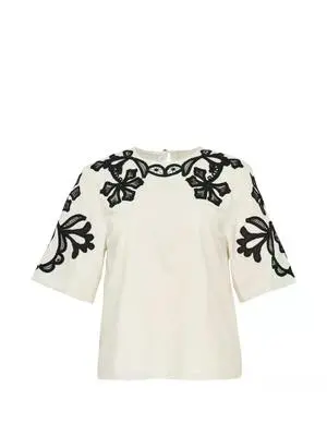 Ulla Johnson Embroidered Blouse