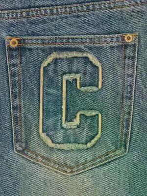 ICECREAM Graphic Appliquéd Jeans