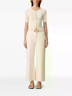 Claudie Pierlot Floral Knit Cardigan
