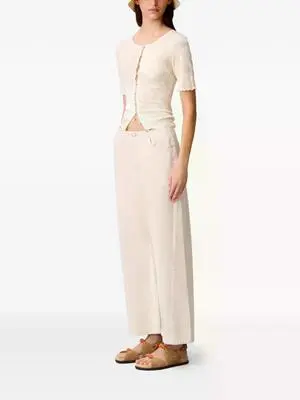 Claudie Pierlot Floral Knit Cardigan