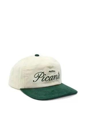 PICANTE Corduroy Embroidered Cap - Neutrals