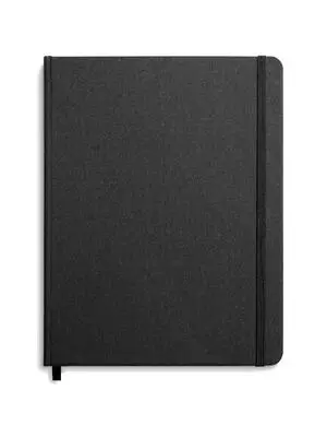 Shinola Large Hard Plain Journal - Black