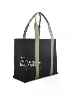 Givenchy Logo-print Cotton Tote Bag - Black