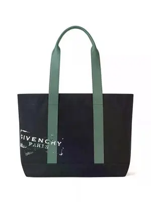 Givenchy Logo-print Cotton Tote Bag - Black