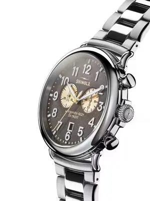 Shinola Runwell Chronograph 47mm Watch - Grey
