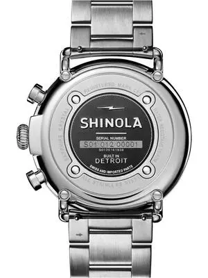 Shinola Runwell Chronograph 47mm Watch - Grey