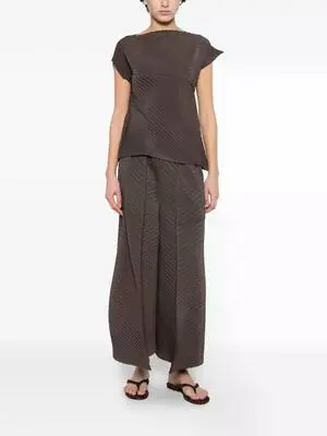 Issey Miyake Pleated Sleeveless Top