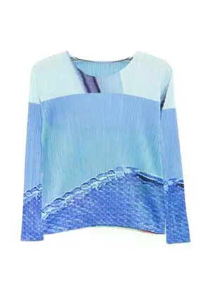 Issey Miyake Pleated Blouse