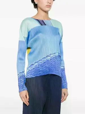 Issey Miyake Pleated Blouse
