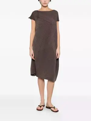 Issey Miyake Pleated Midi Dress
