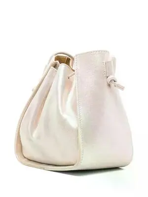 FORTE_FORTE Mini Drawstring Bucket Bag - Gold