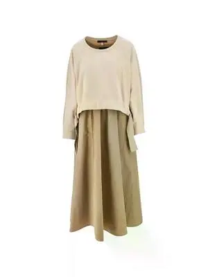 Max Mara Tie Waist Dress