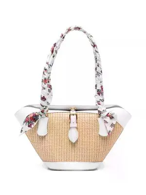 Dolce & Gabbana Floral-handle Tote Bag - Neutrals