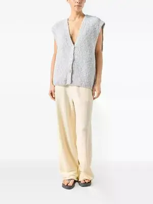 American Vintage Sleeveless Cardigan - Grey