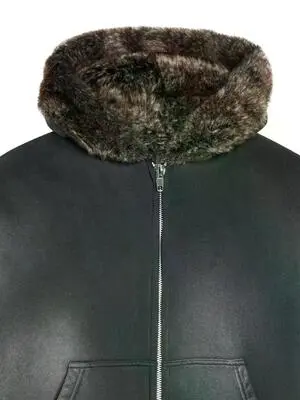 PICANTE Fur Hooded Zip Jacket