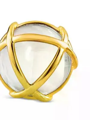 VERDURA VIP 18k Yellow Caged Stud Earrings