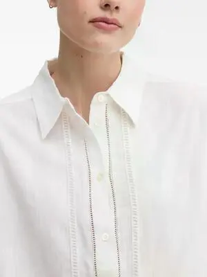 MOS MOSH Buttoned Embroidered Shirt
