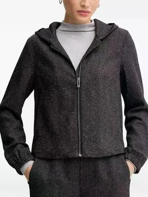 MOS MOSH Herringbone Hooded Jacket