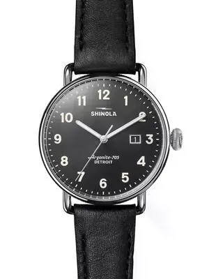 Shinola Canfield 38mm Watch - Black