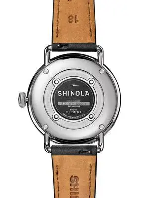Shinola Canfield 38mm Watch - Black
