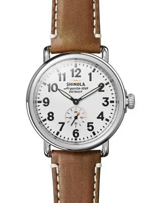 Shinola Runwell 41mm Watch - White