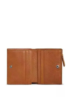 Shinola Coin Bifold Leather Wallet