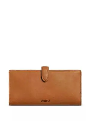 Shinola Continental Snap Leather Wallet - Neutrals