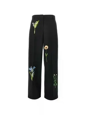 Women's Floral Embroidered Pants