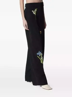 Stella McCartney Floral Embroidered Trousers