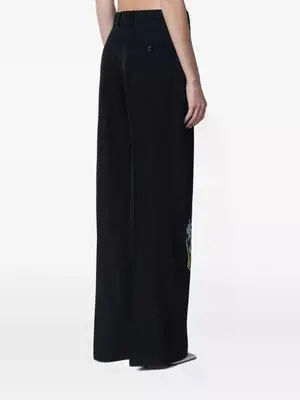 Stella McCartney Floral Embroidered Trousers