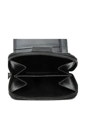Prada Logo-plaque Zipped Wallet
