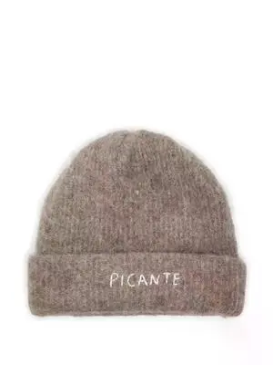 PICANTE Embroidered Beanie - Neutrals