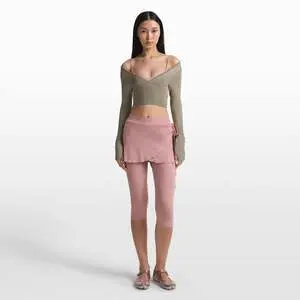 Cropped Performance Wrap Tops
