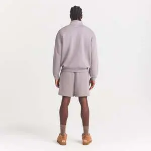 SKIMS Fleece Lounge Relaxed Quarter Zip - Shadow